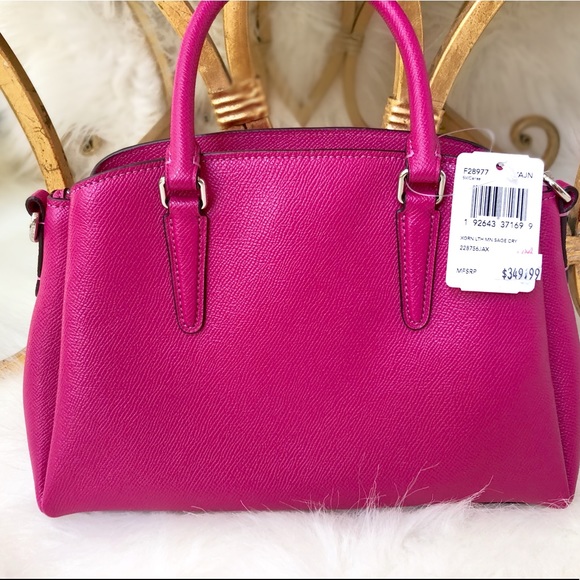 Coach | Bags | Coach Nwt Hot Pink Satchelcrossbody Bag | Poshmark